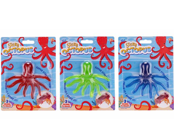 Sticky Stretchy Octopus, Assorted Picked At Random